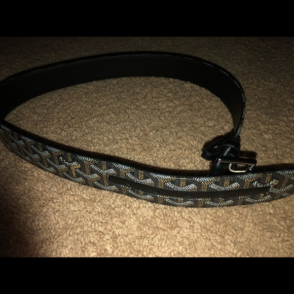 Goyard | Accessories | Black Goyard Belt | Poshmark